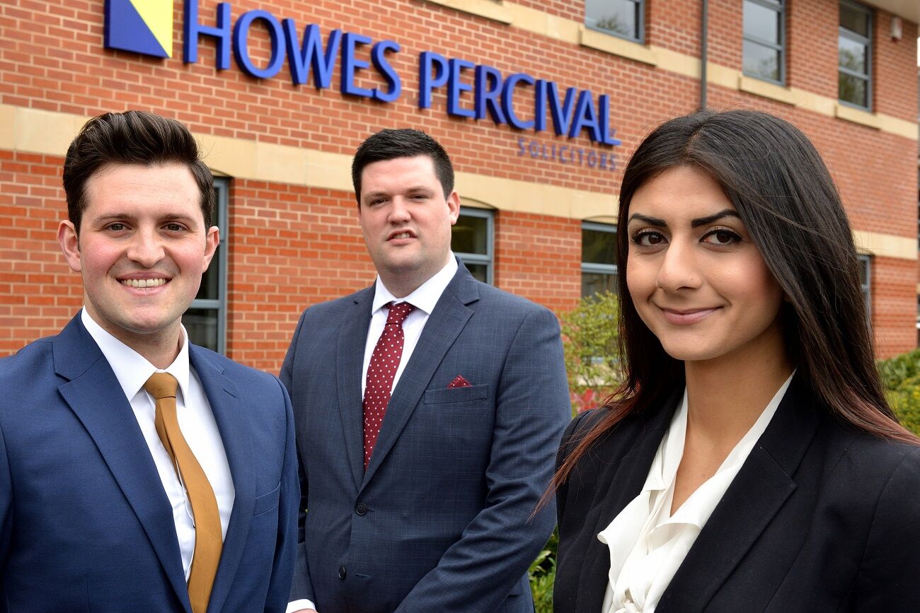 Trio of appointments for Howes Percival’s Leicester office | Howes Percival